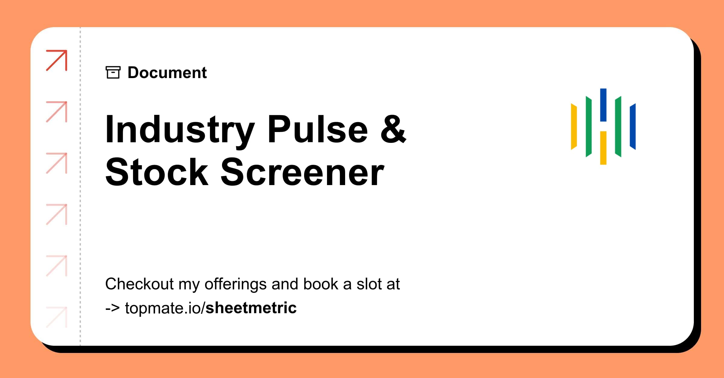 Industry Pulse & Stock Screener with SheetMetric